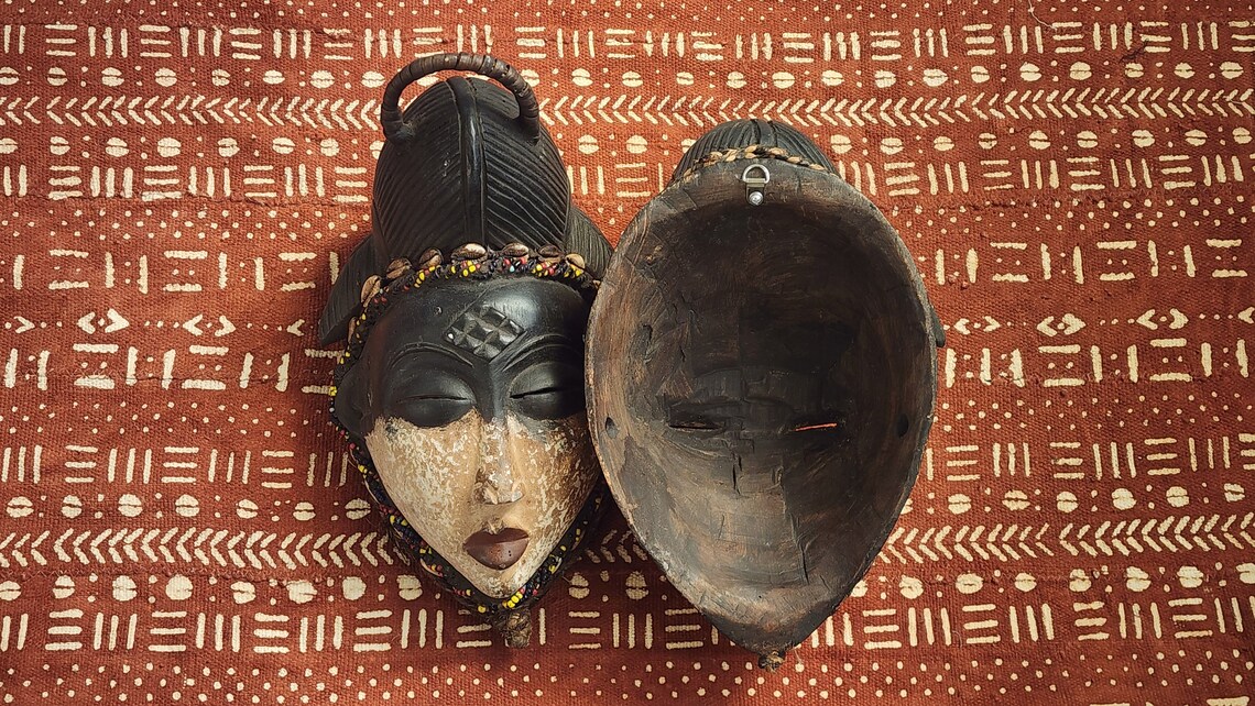 African Mask Punu - Etsy