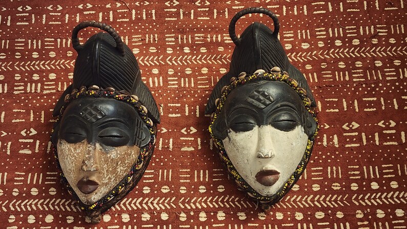 African Mask Punu - Etsy