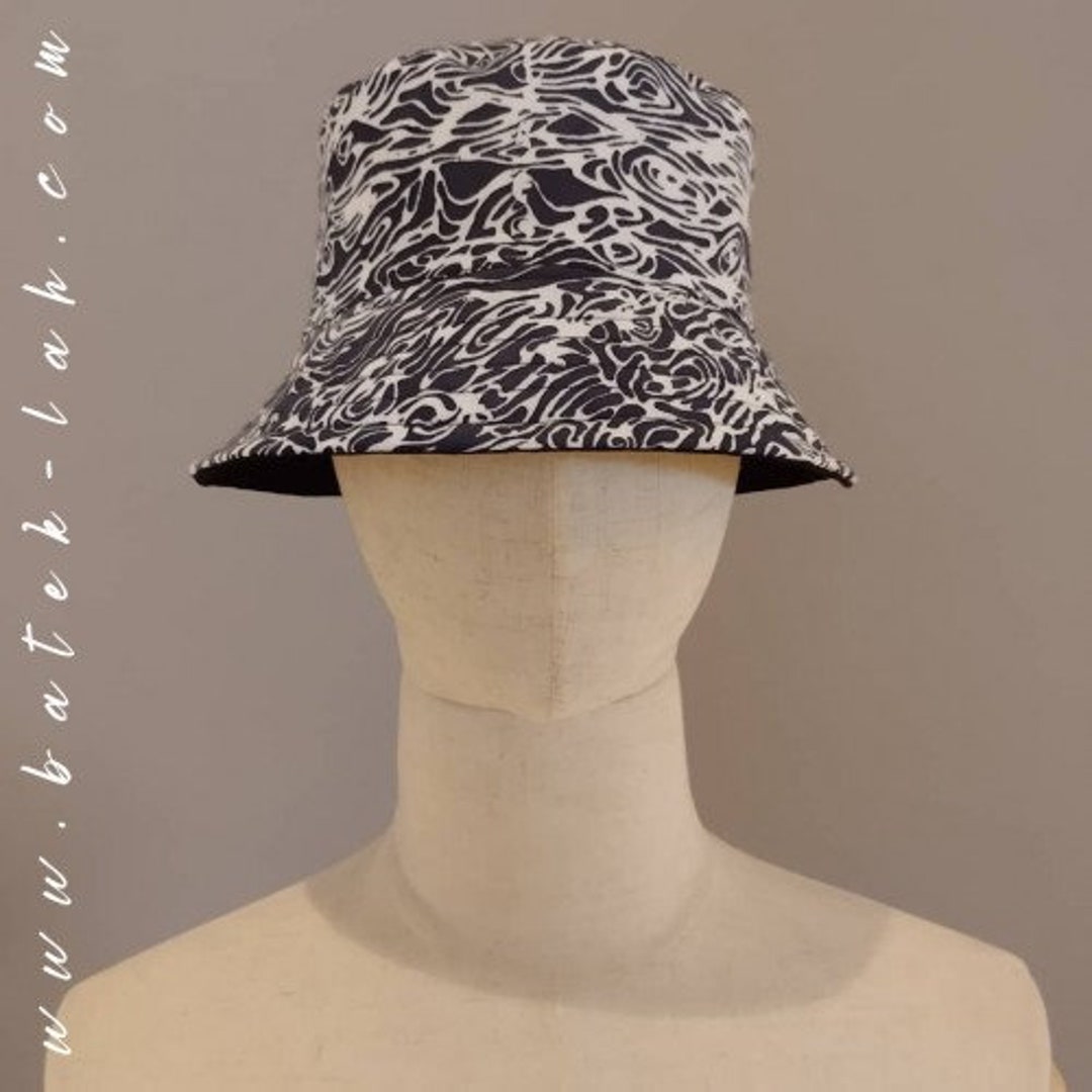 Batik Bliss Bucket Hat Handmade Hand-stamped Batik Made in Malaysia ...