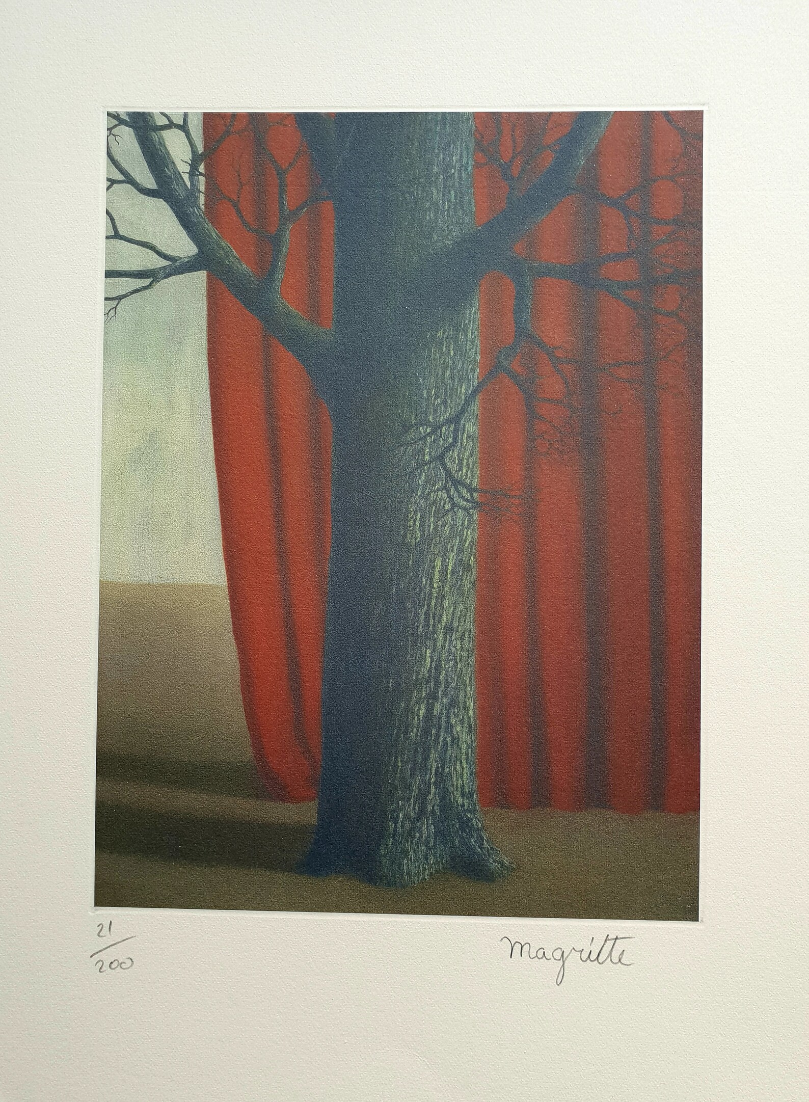René Magritte, La Parade, Hand Signed Lithograph - Etsy