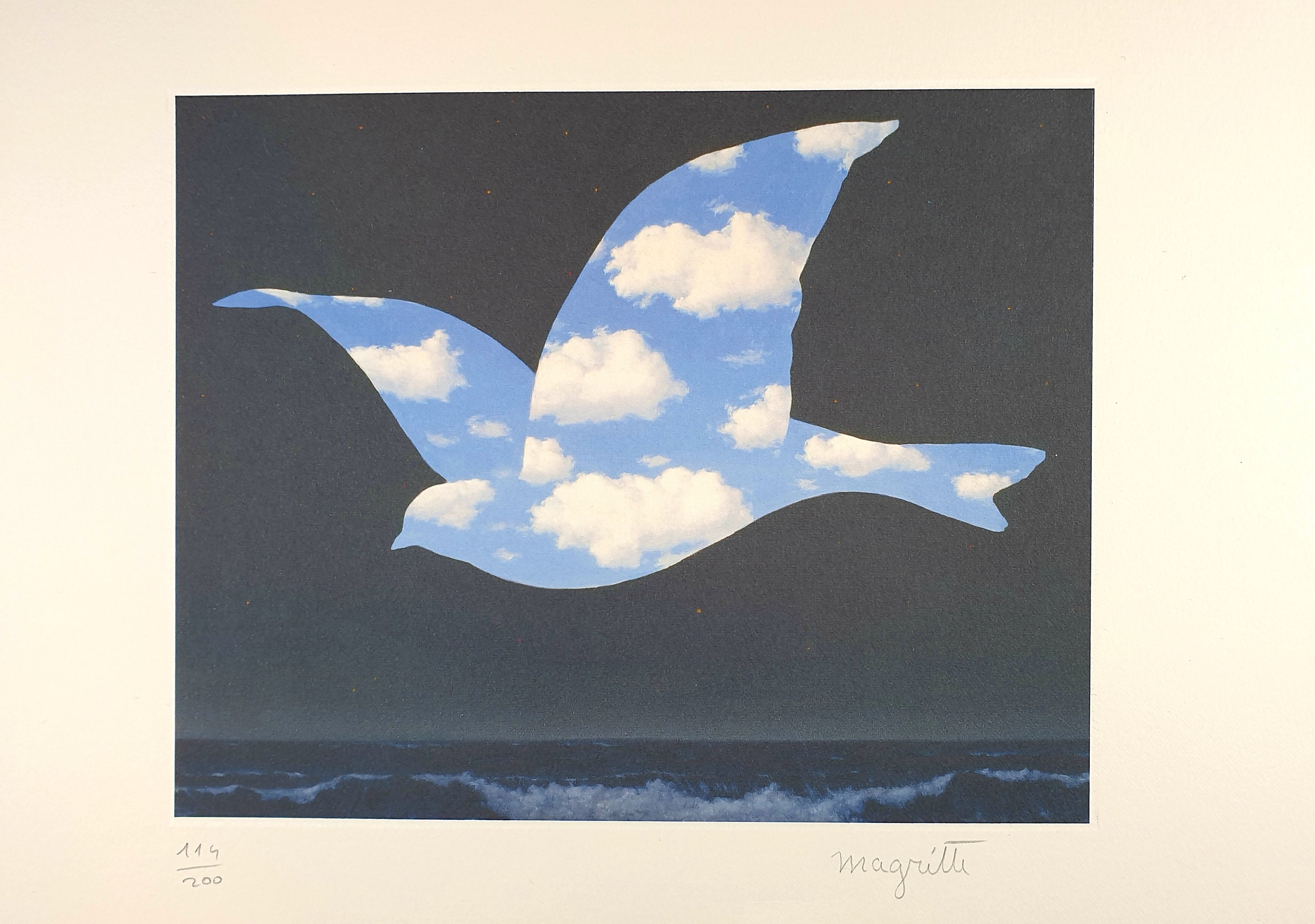 René Magritte, the Fifth Season, Hand Signed Lithograph - Etsy