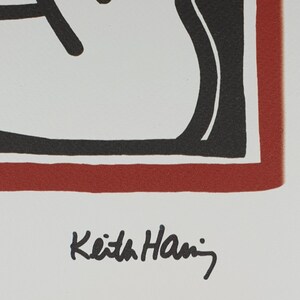 Keith Haring Self Portrait 1986 Plate Signed Lithograph - Etsy