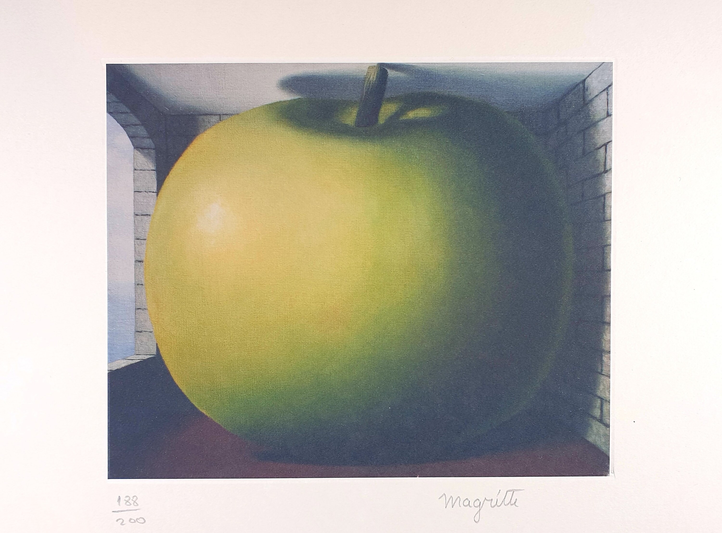 René Magritte, the Listening Room, Hand Signed Lithograph - Etsy