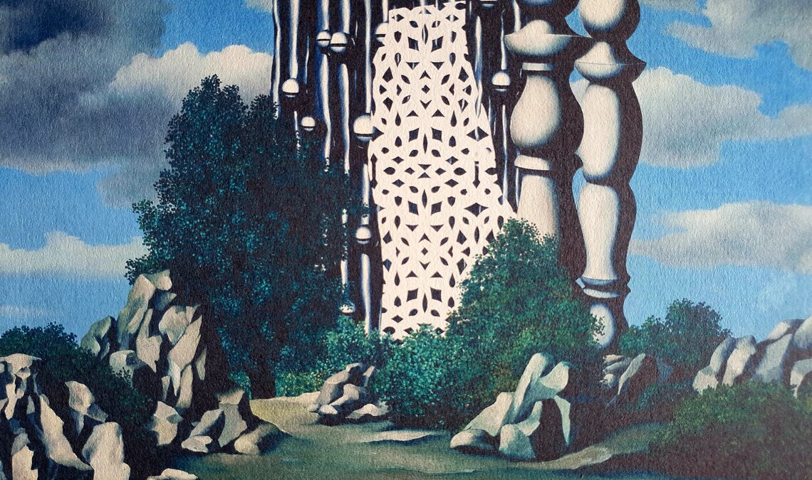 René Magritte, the Annunciation, Hand Signed Lithograph - Etsy