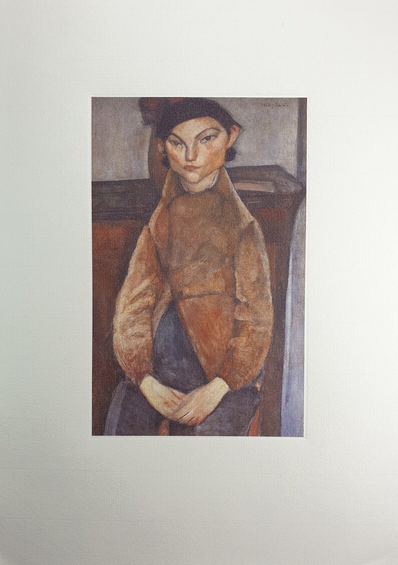 Amedeo Modigliani Young Gypsy 1909 Lithograph - Etsy