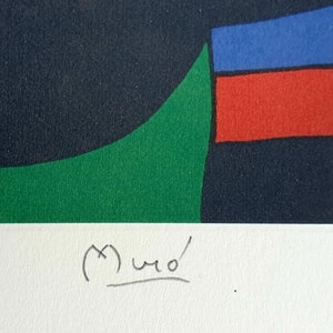 Joan Miró Hand Signed Lithograph E.A. | Etsy