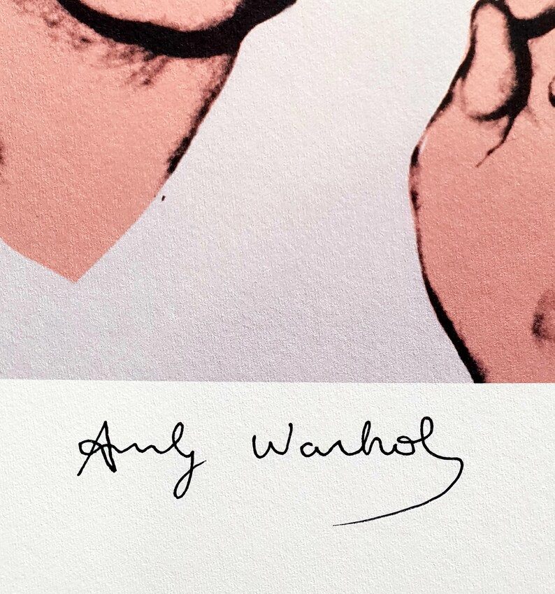 Andy Warhol Portrait Of Truman Capote 1972 Plate Signed Lithograph Etsy