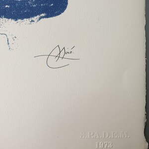 Joan Miró - Offset Plate Signed Lithograph Print on Arches Paper - Etsy