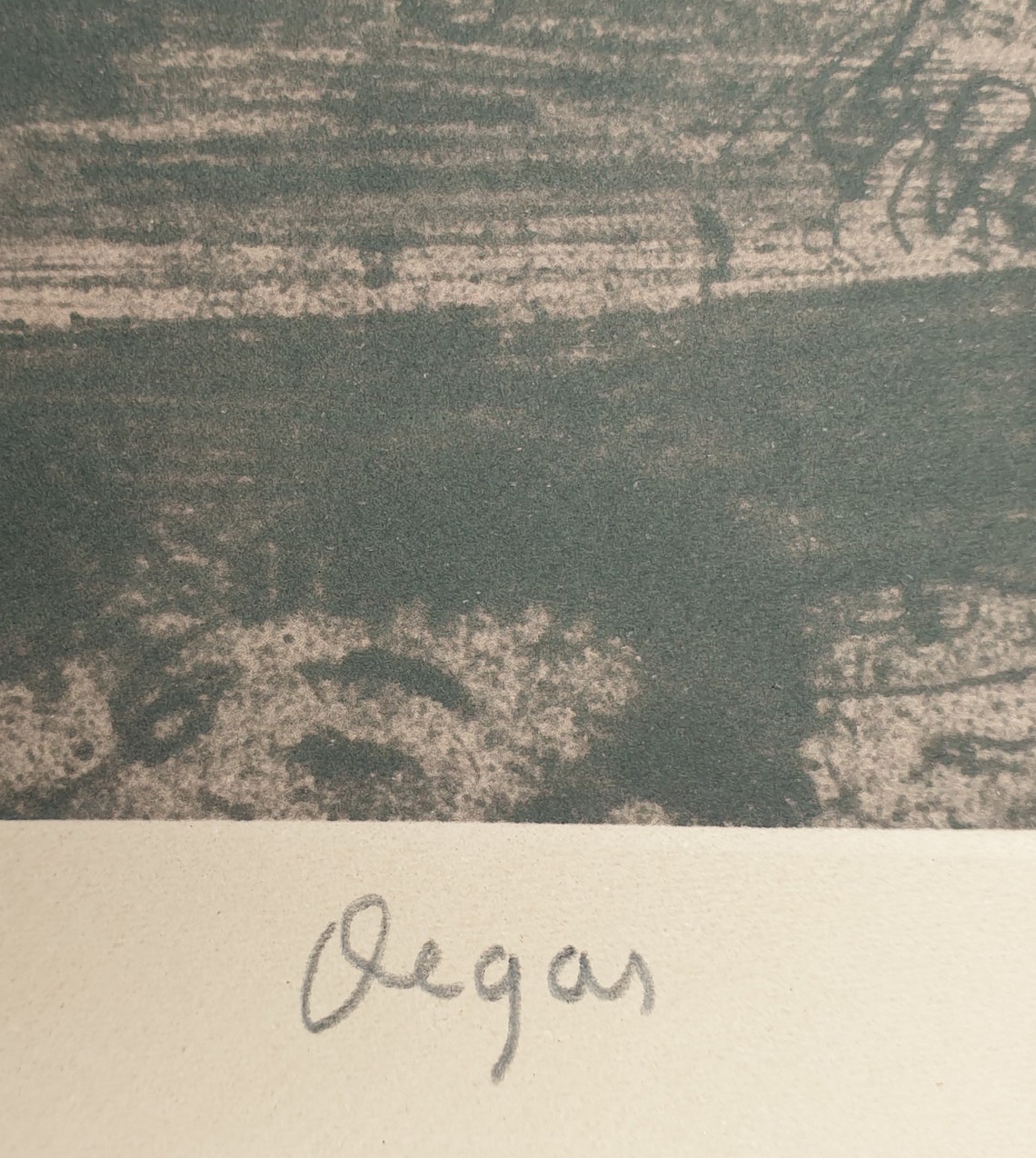 Edgar Degas, on Stage III Ca. 1876–77, Hand Signed Lithograph - Etsy