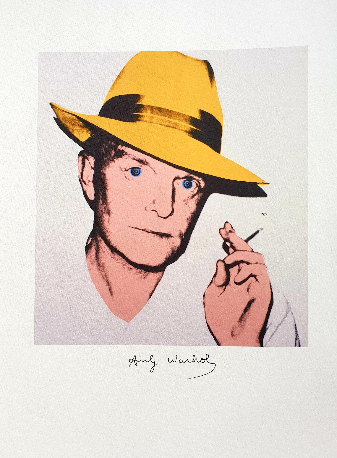 Andy Warhol, Portrait of Truman Capote 1972, Plate Signed Lithograph - Etsy