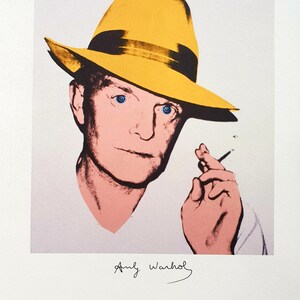 Andy Warhol, Portrait of Truman Capote 1972, Plate Signed Lithograph - Etsy