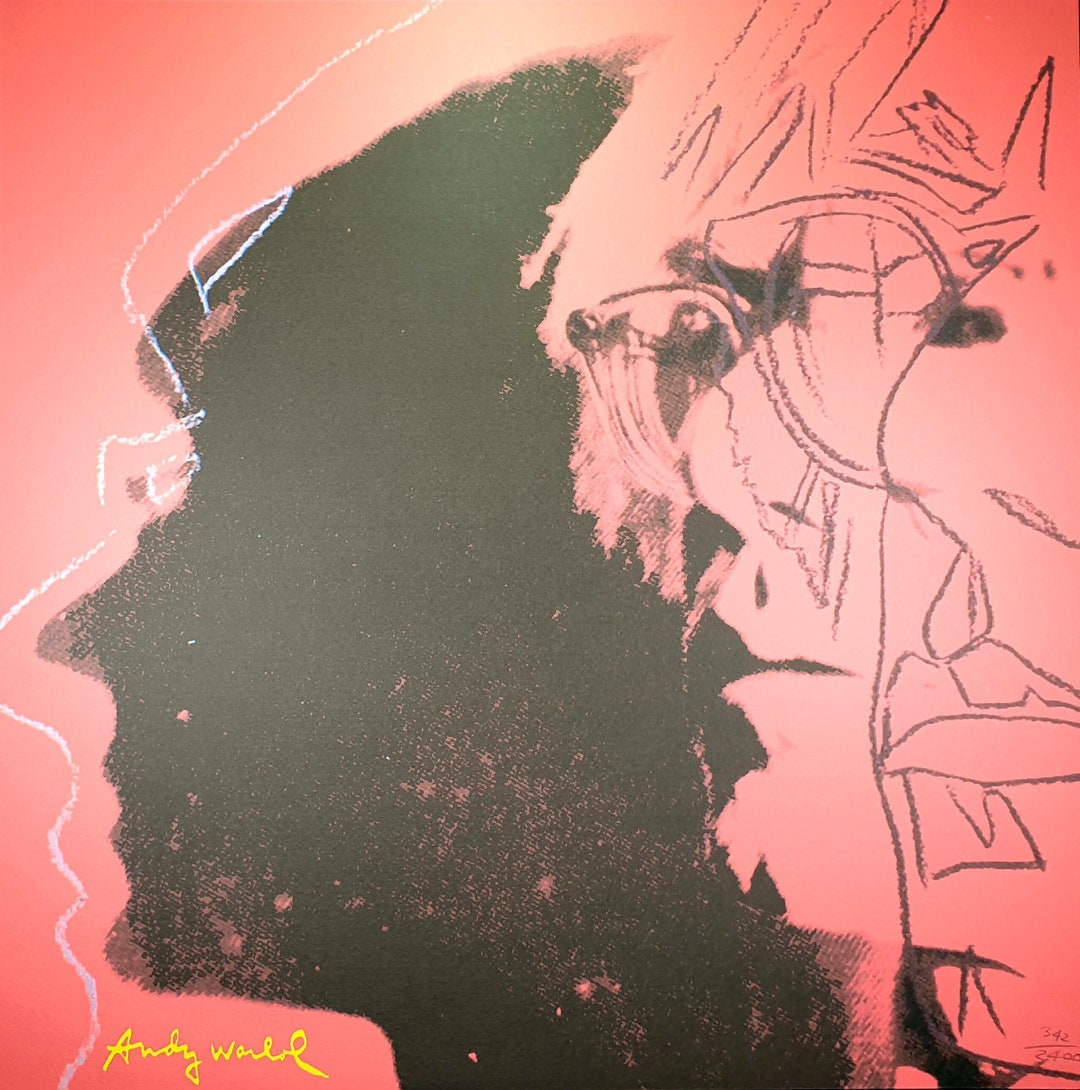 Andy Warhol, the Shadow, Plate Signed Lithograph - Etsy