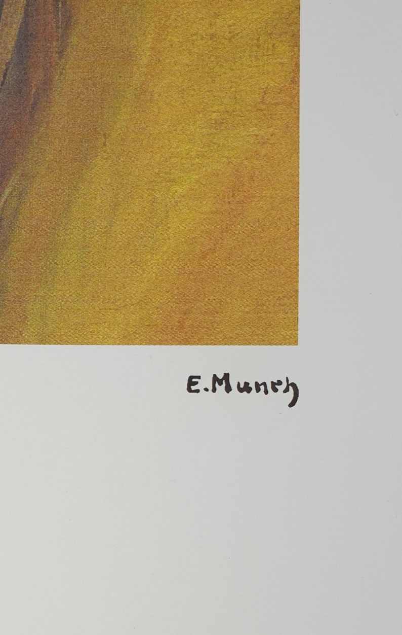 Edvard Munch, Harry Graf Kessler, Plate Signed Lithograph - Etsy