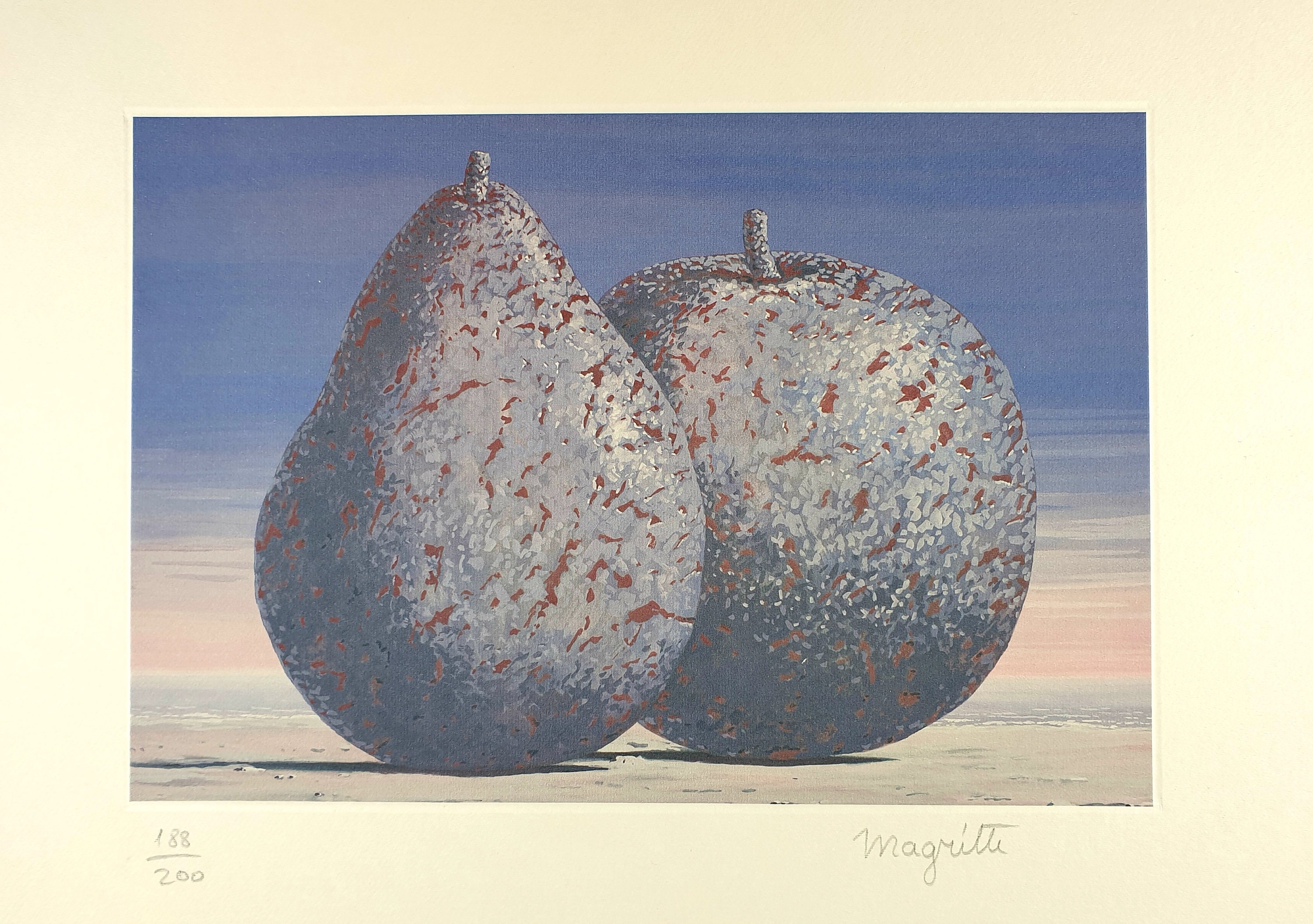 René Magritte, La Grande Table, Hand Signed Lithograph - Etsy