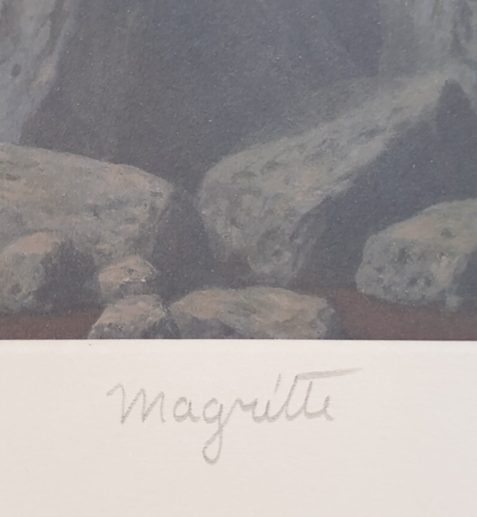 René Magritte, La Parole Donnée, Hand Signed Lithograph - Etsy