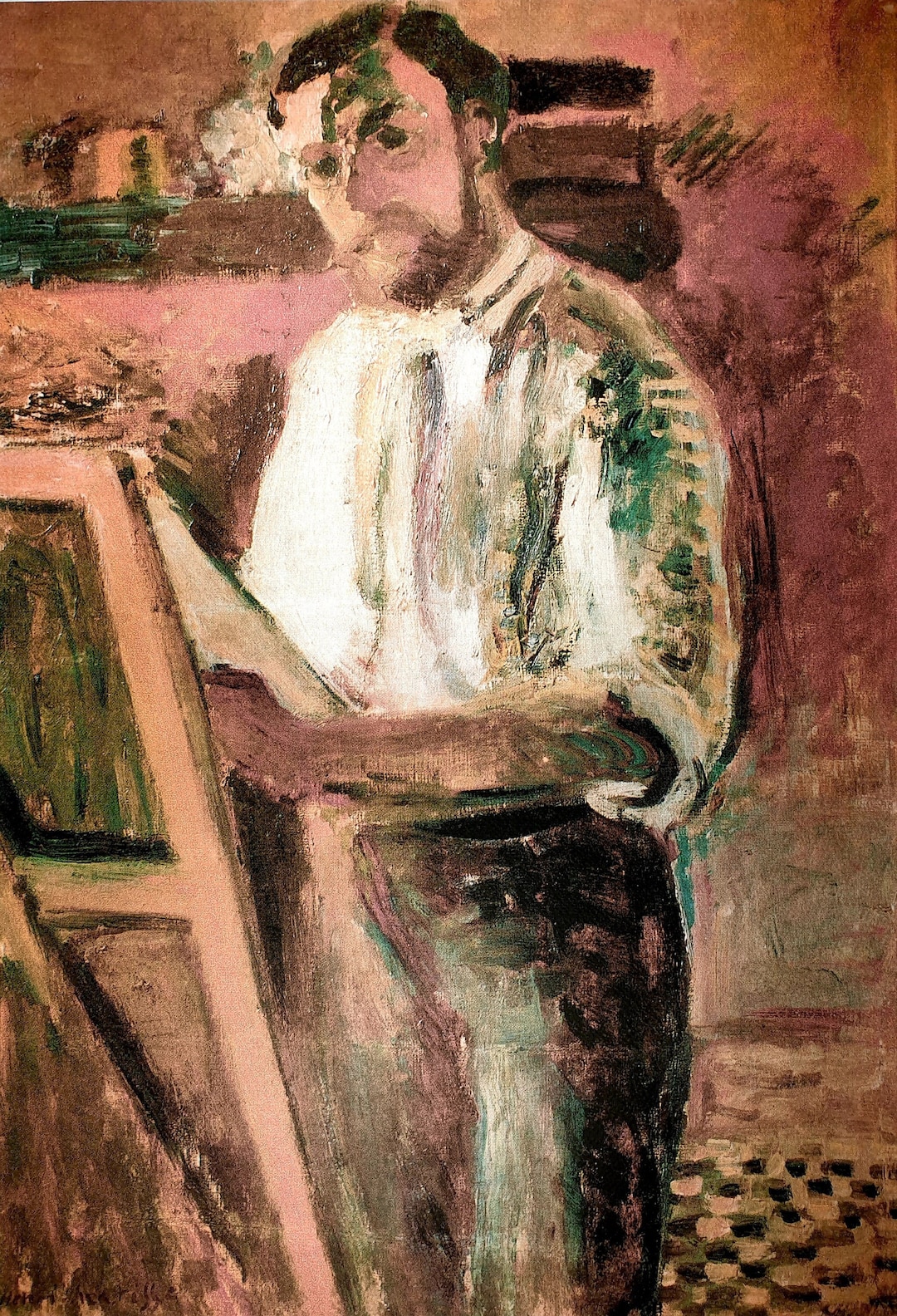 Henri Matisse, Self-portrait in Shirtsleeves, Plate Signed Lithograph ...