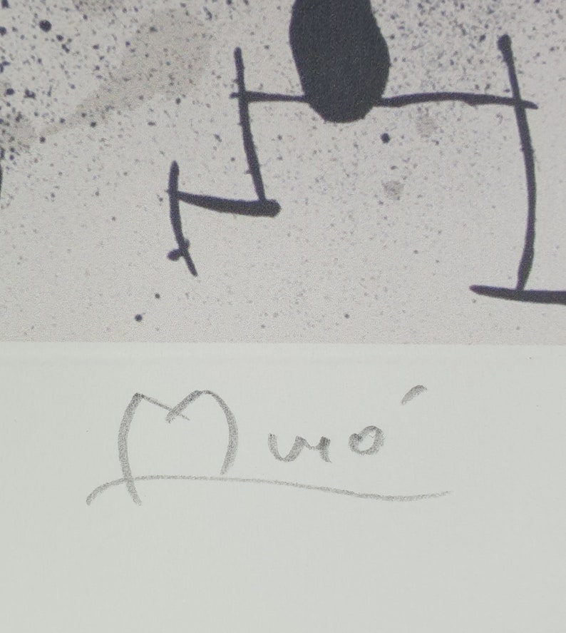 Joan Miró, Flowery Ram, Hand Signed Lithograph - Etsy