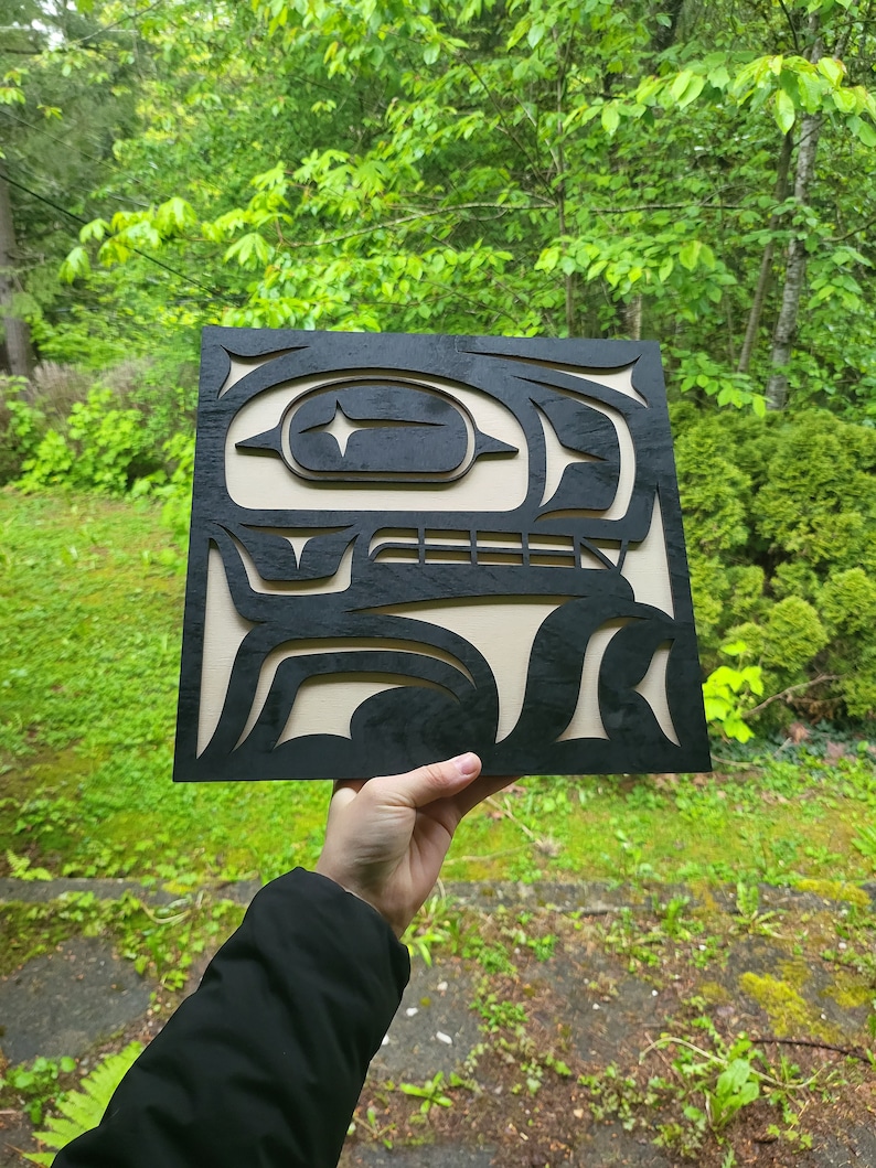 Coast Salish Mother Bear Wall Art - Etsy