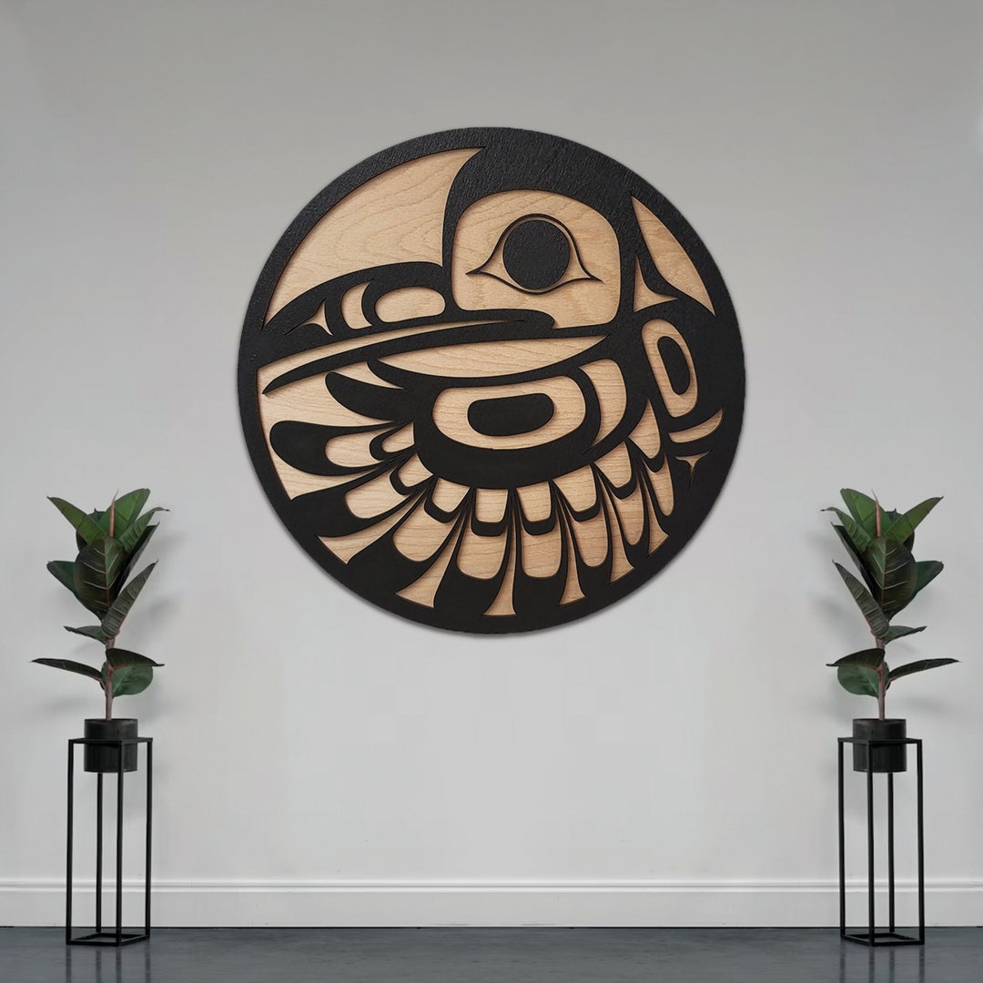 Coast Salish Raven II Wall Art - Etsy