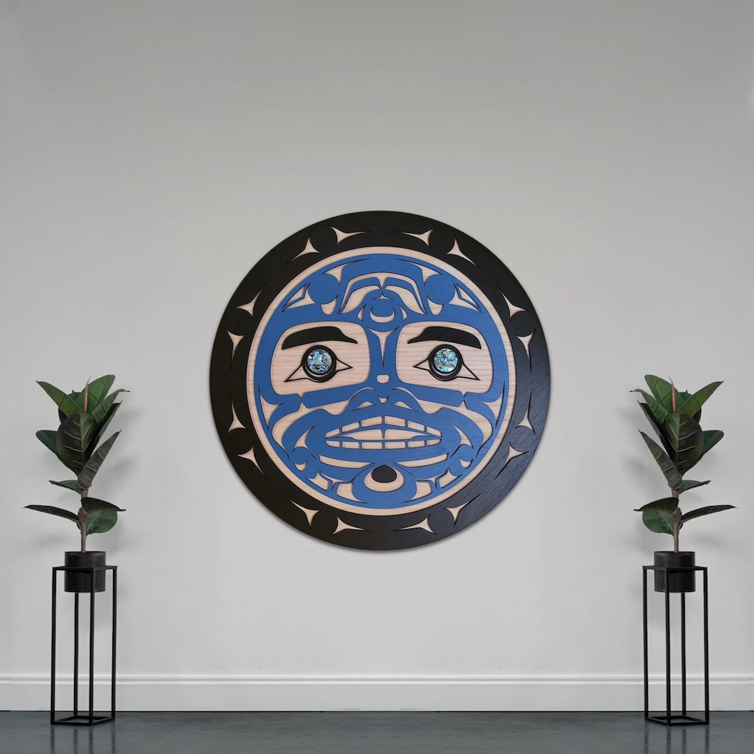 Coast Salish New Moon Wall Art - Etsy