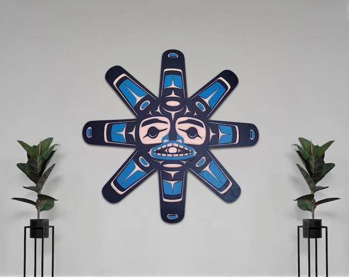 Coast Salish Moon Wall Art - Etsy Canada