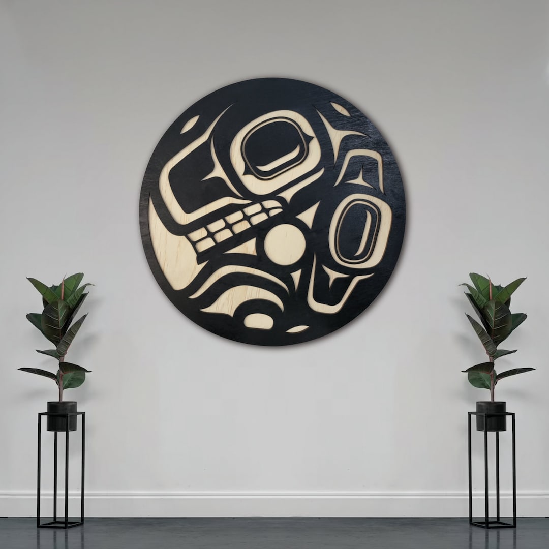 Coast Salish Bear Wall Art - Etsy