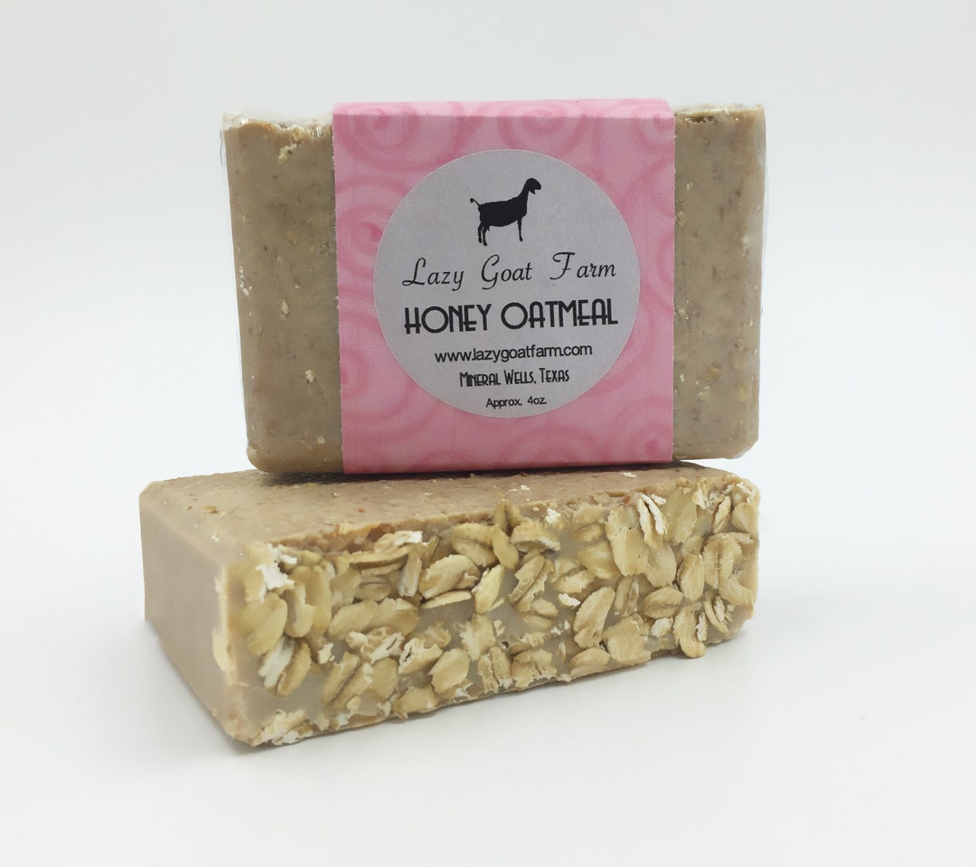 Honey Oatmeal Goat Milk Soap, All Natural Soap, Handmade Soap, Homemade ...