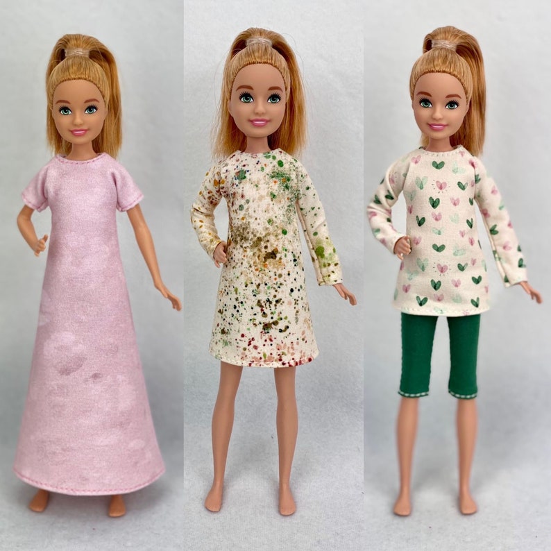 PDF Sewing Pattern for 9” Fashion Dolls Clothes “basic Favourites #57 ...