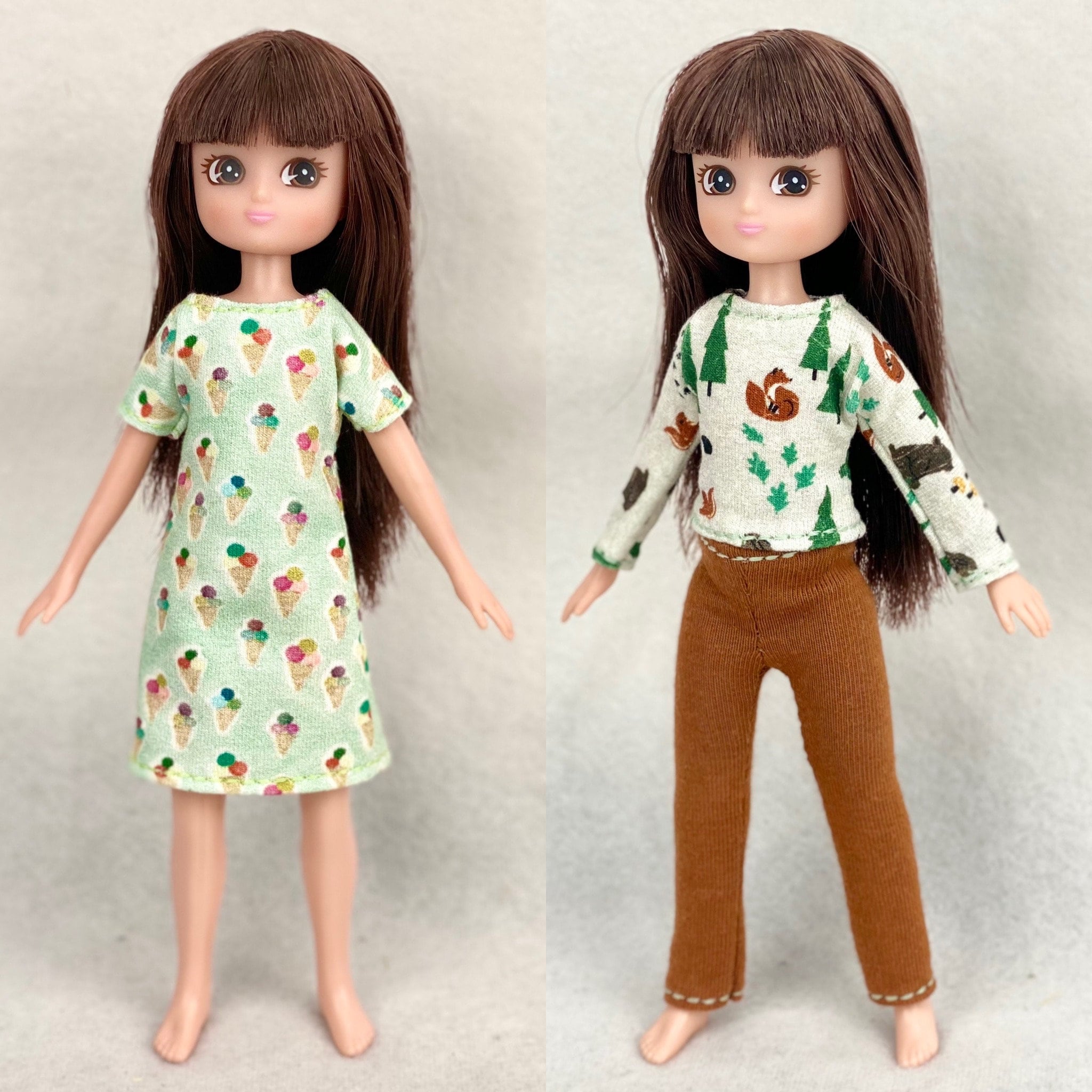 PDF Sewing Pattern for 7 Fashion Dolls Clothes basic Favourites 58 From ...