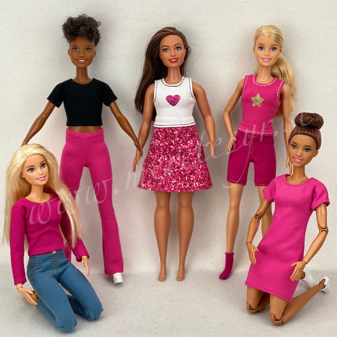PDF Sewing Pattern for 11.5 Fashion Dolls Clothes basic - Etsy