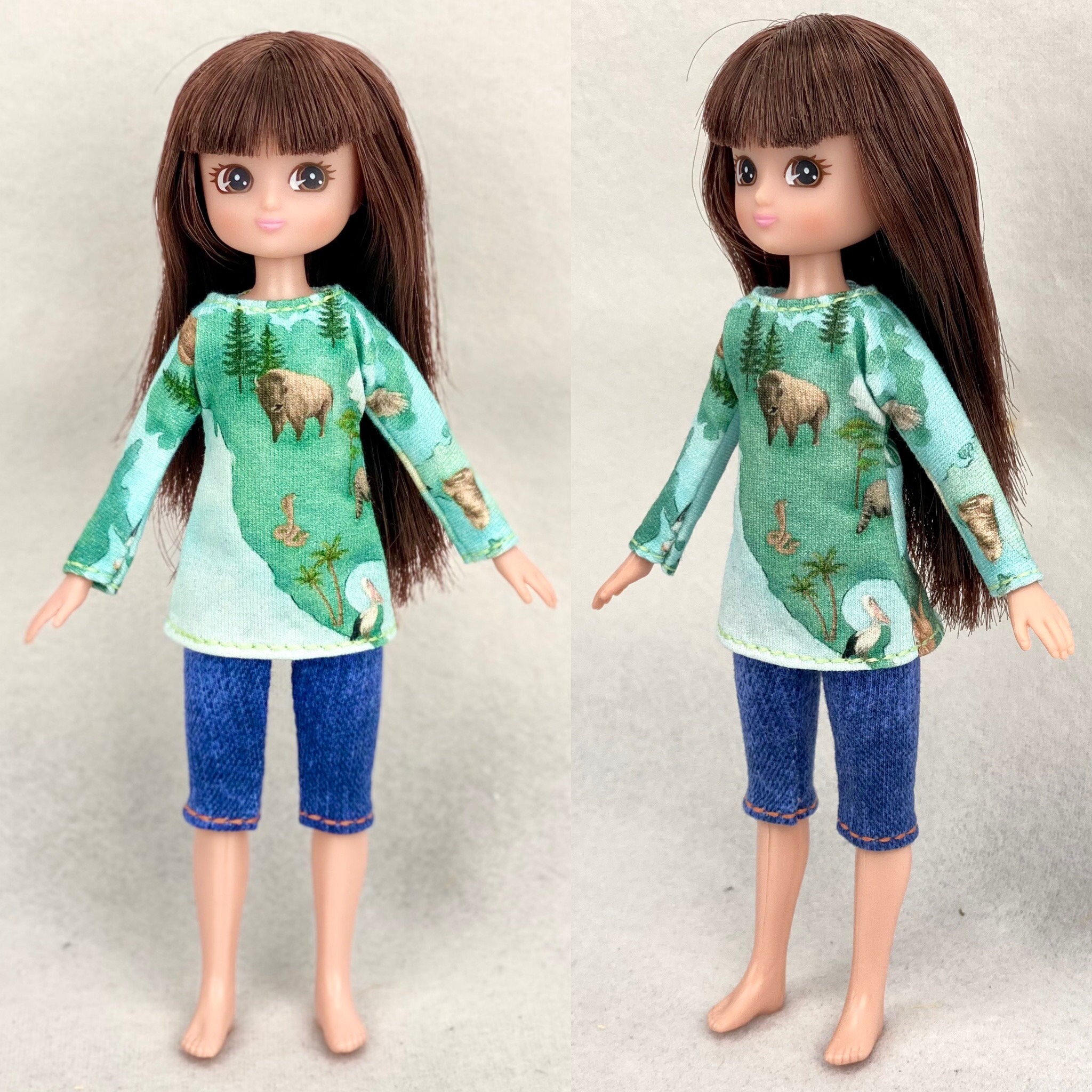 PDF Sewing Pattern for 7 Fashion Dolls Clothes basic Favourites 58 From ...