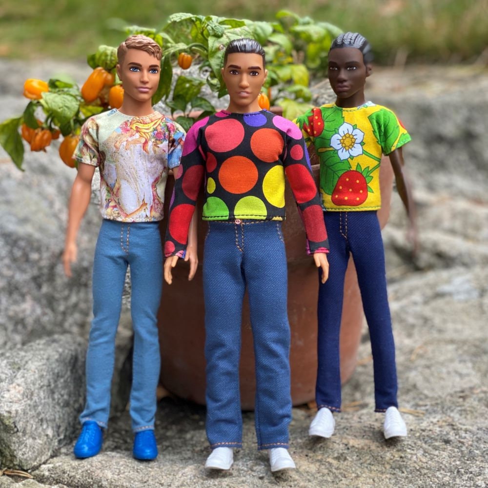 PDF Sewing Pattern 12 Inch Fashion Doll Male Doll Clothes - Etsy