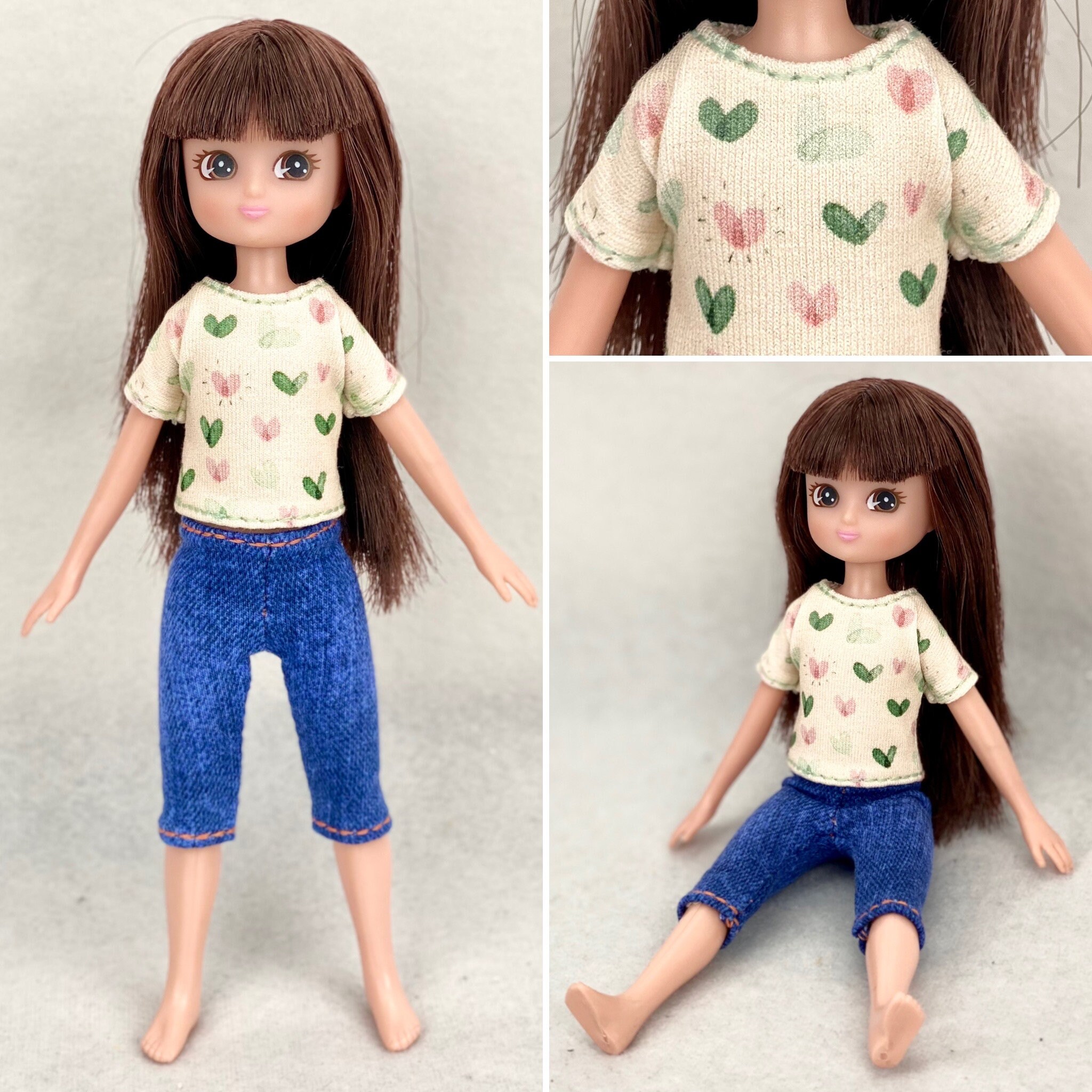 PDF Sewing Pattern for 7 Fashion Dolls Clothes basic Favourites 58 From ...