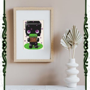Cross Stitch Pattern - Baby Enderman - Etsy