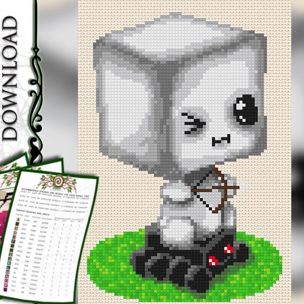 Computer Game Cross Stitch Pattern - Etsy