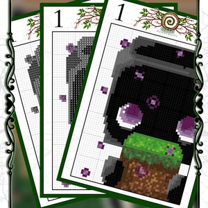 Cross Stitch Pattern - Baby Enderman - Etsy