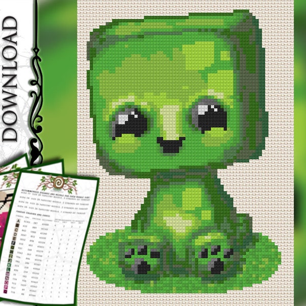 Cross Stitch Minecrafts - Etsy