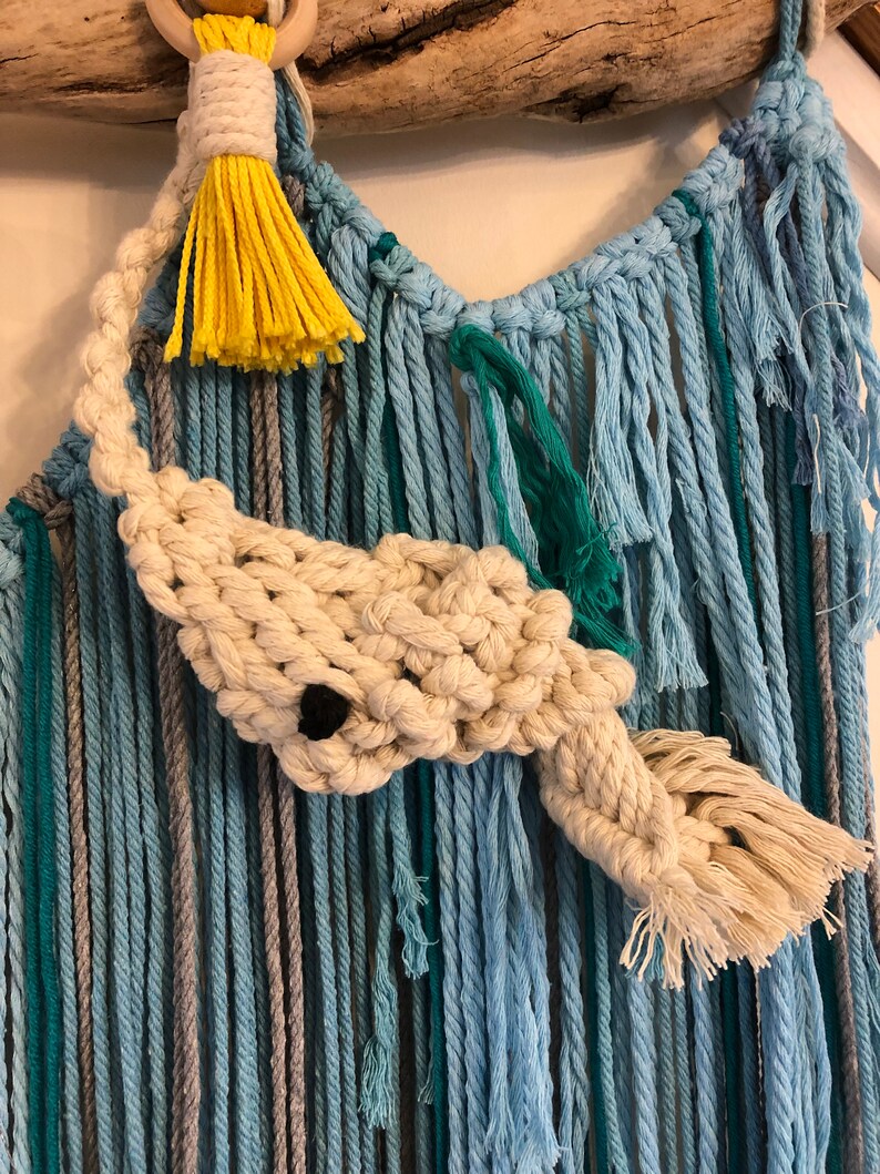 Large Macrame Nautical Wall Hanging - Etsy Ireland