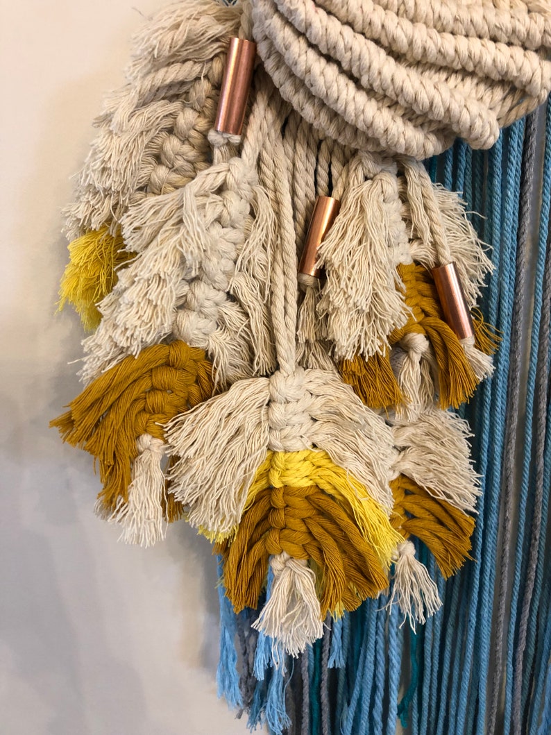 Large Macrame Nautical Wall Hanging - Etsy Ireland