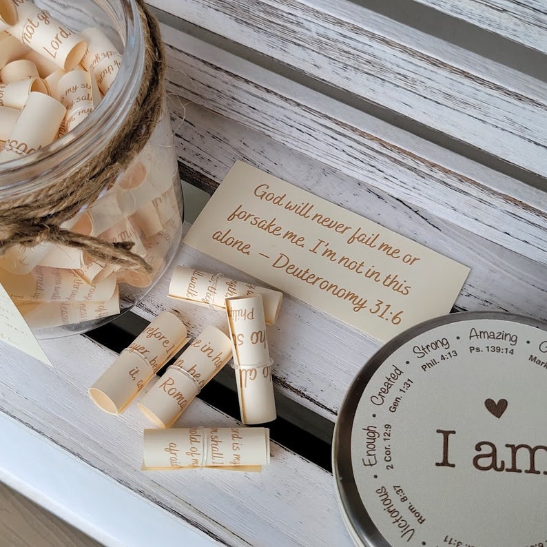 Bible Verse Jar -birthday, Christian Gift for Her/ Him, Mothers Day ...