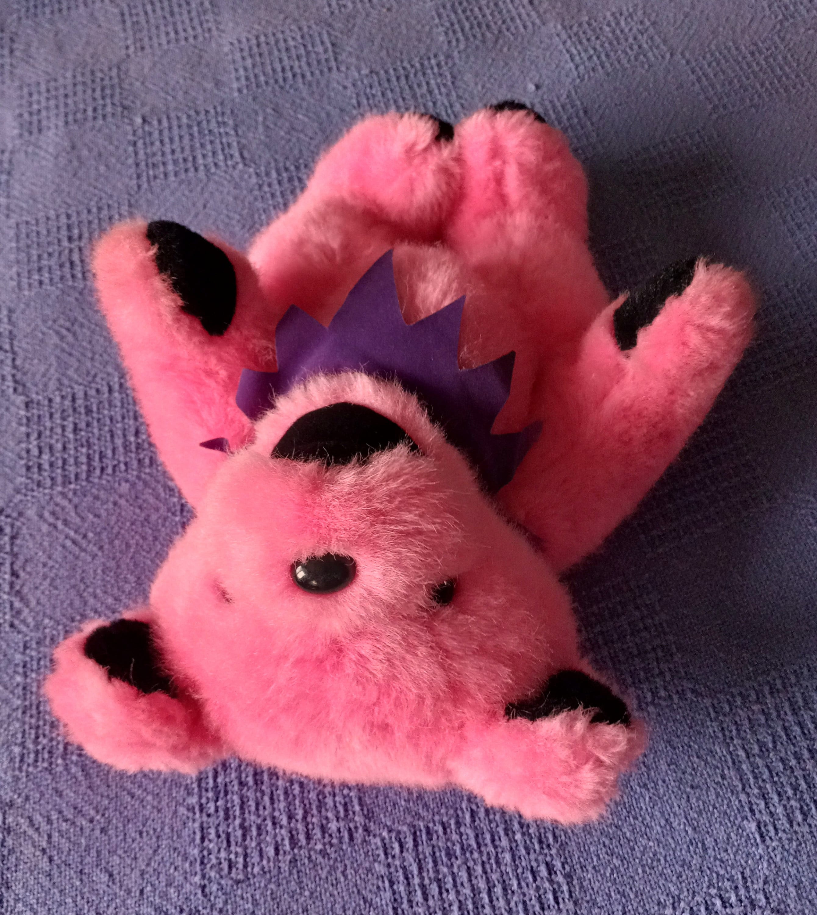 Vintage Grateful Dead Plush Jointed Liquid Blue Bear 1990 Spencer's ...