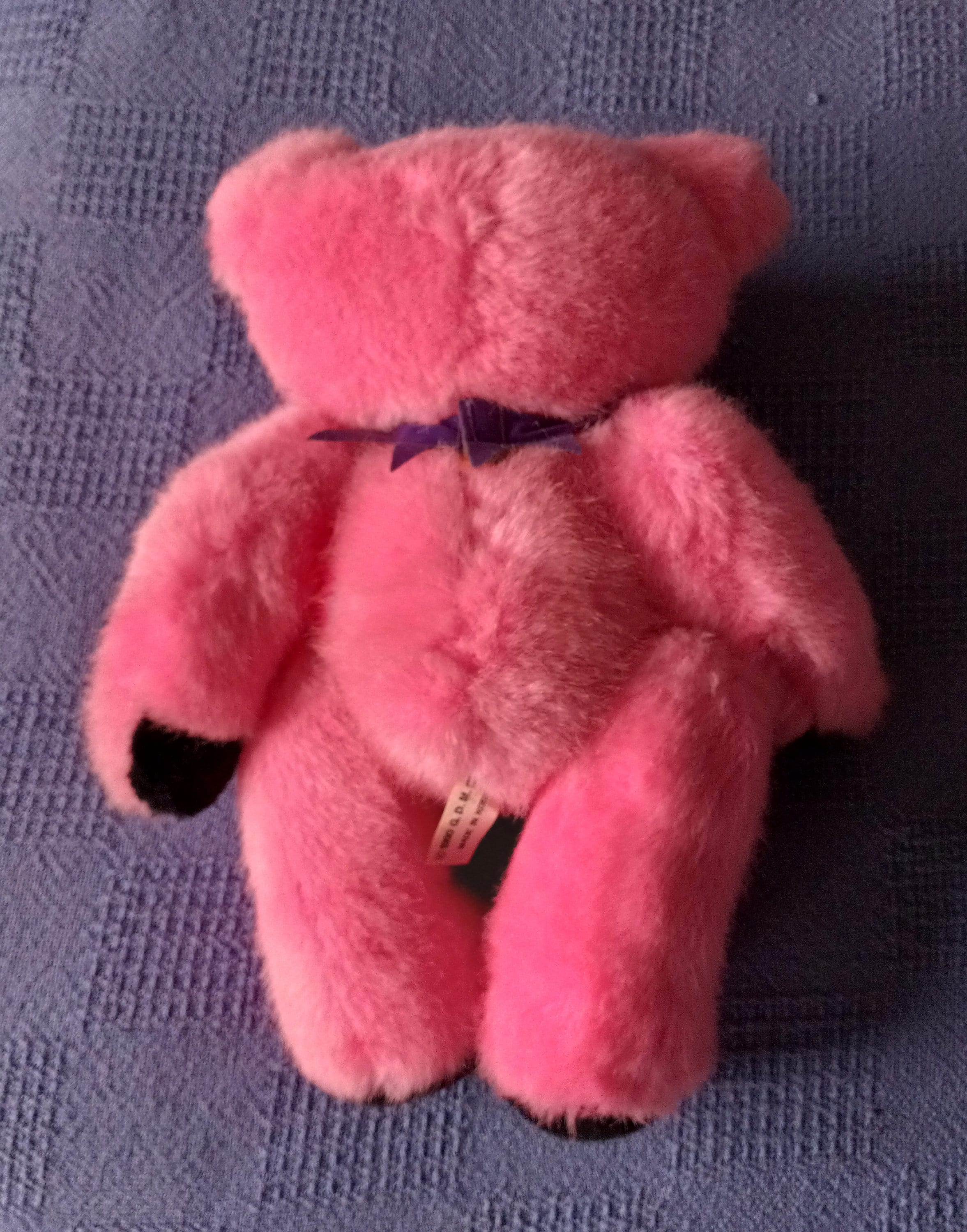 Vintage Grateful Dead Plush Jointed Liquid Blue Bear 1990 Spencer's ...