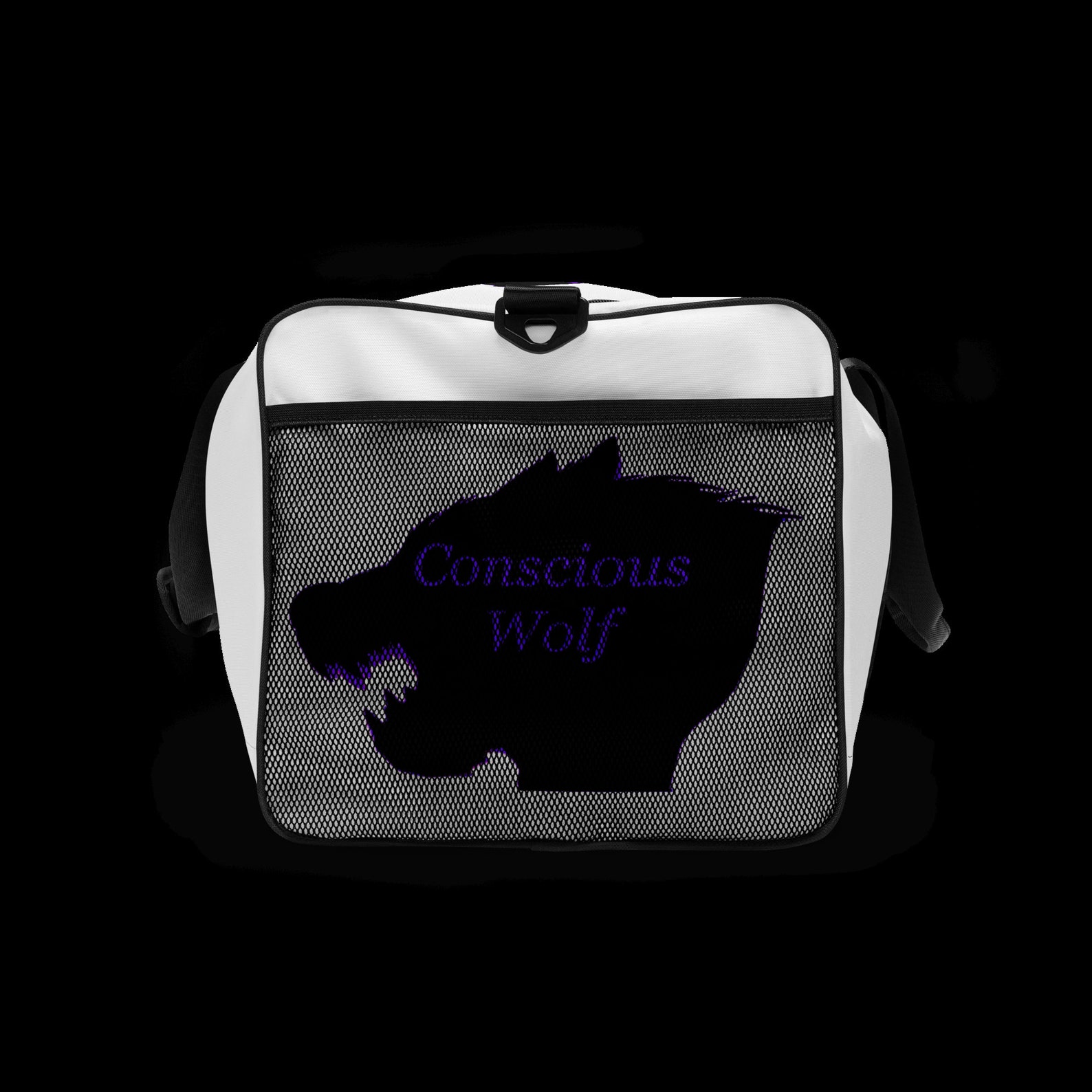 Conscious Wolf Duffle Bag (white) - Etsy