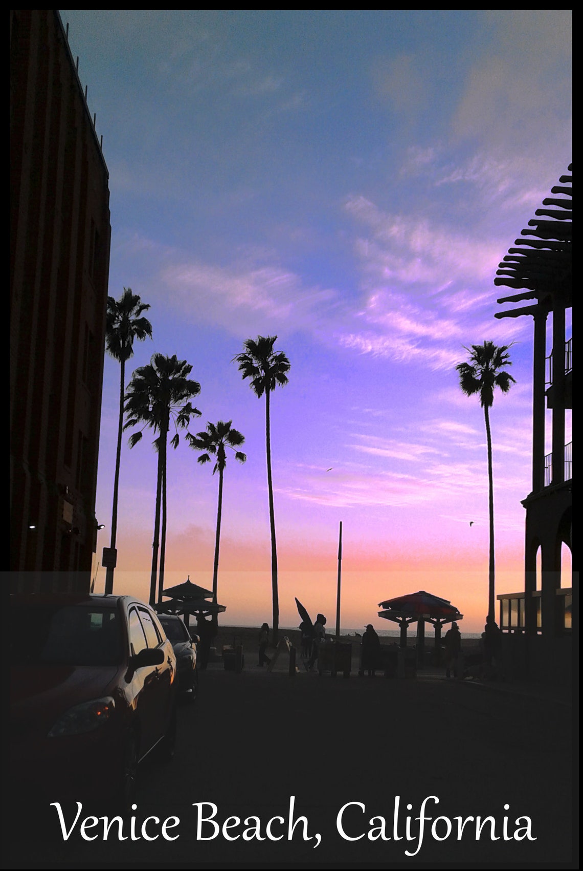 Golden Hour Sunset on Venice Beach Digital Print Rights Only. - Etsy