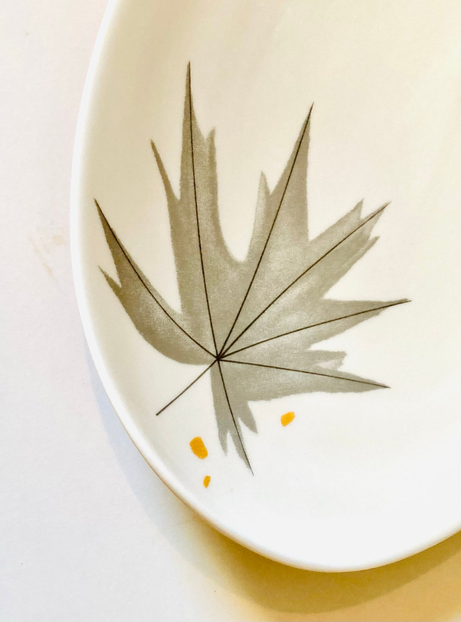 1960s Iroquois Informal China Leaf Platter Designed by Ben | Etsy