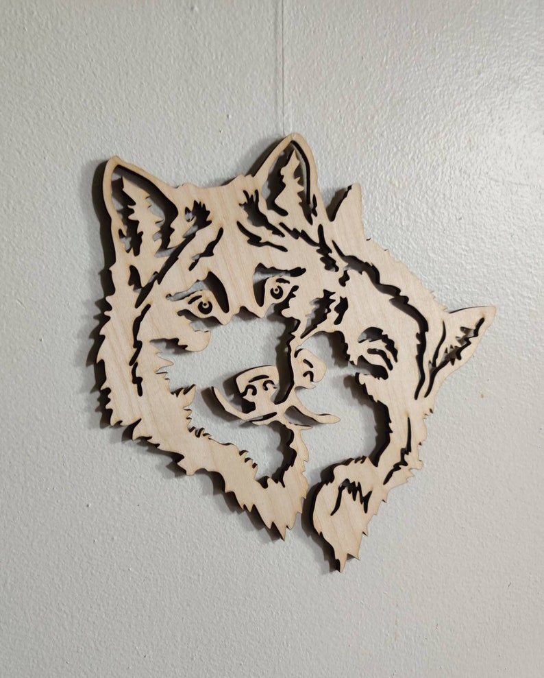 Wolf Wall Art Wooden Cut Out Man Cave Wolf Wall Hangings - Etsy