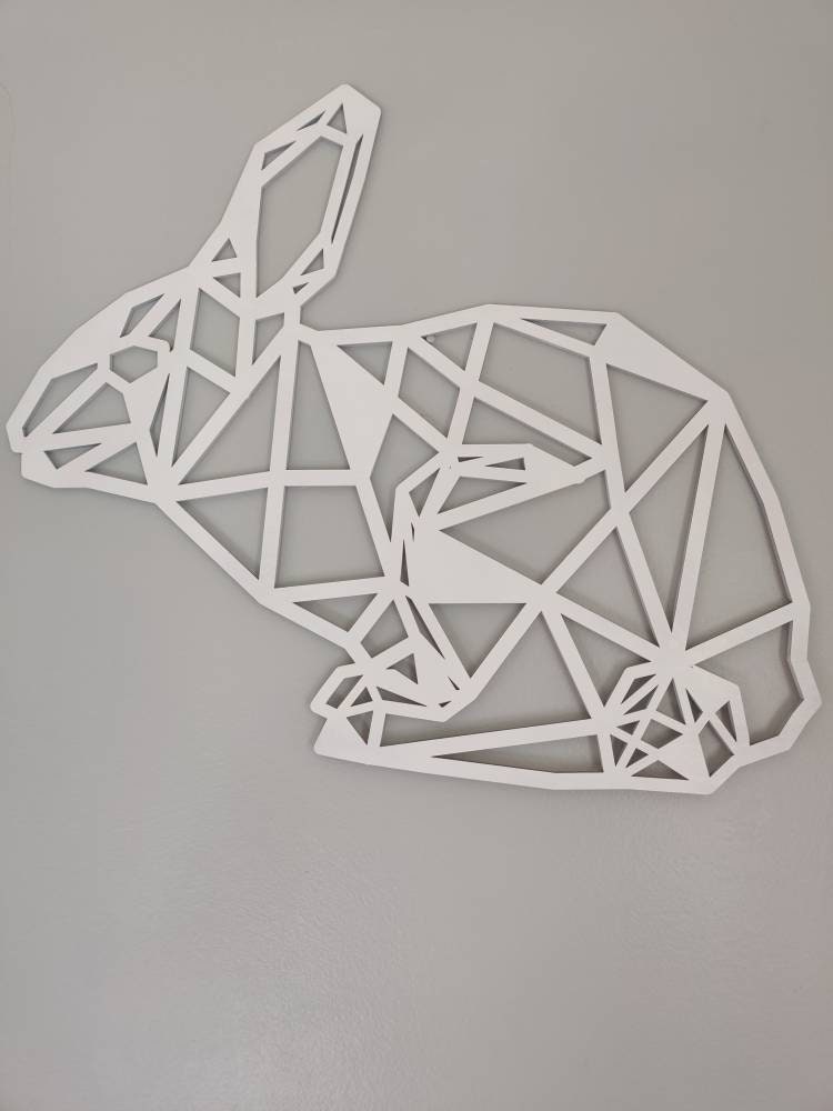 Rabbit Wall Art Rabbit Wall Hangings Bunny Wall Mural - Etsy