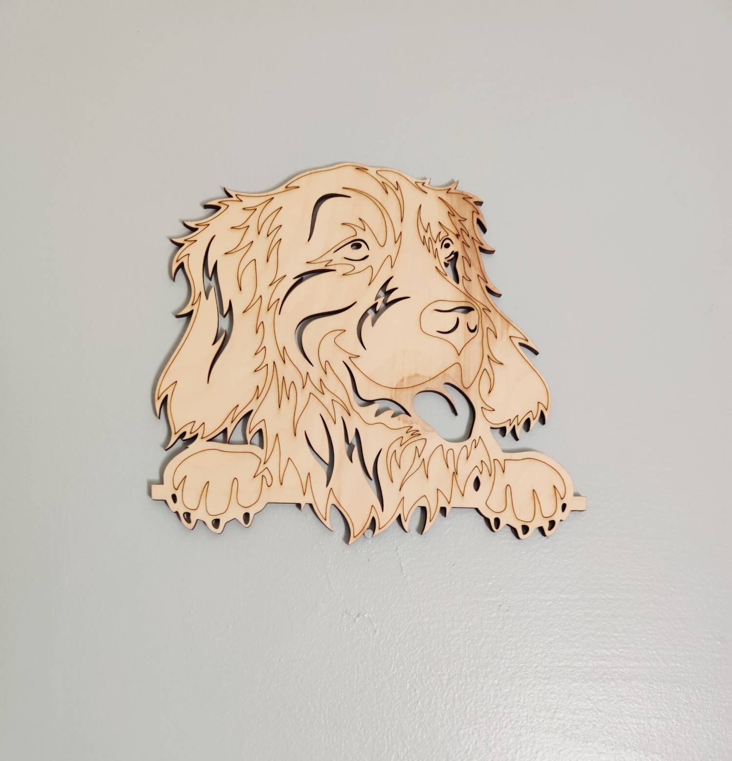 Wooden Dog Wall Art Dog Wall Hangings Dog Wall Decorations | Etsy