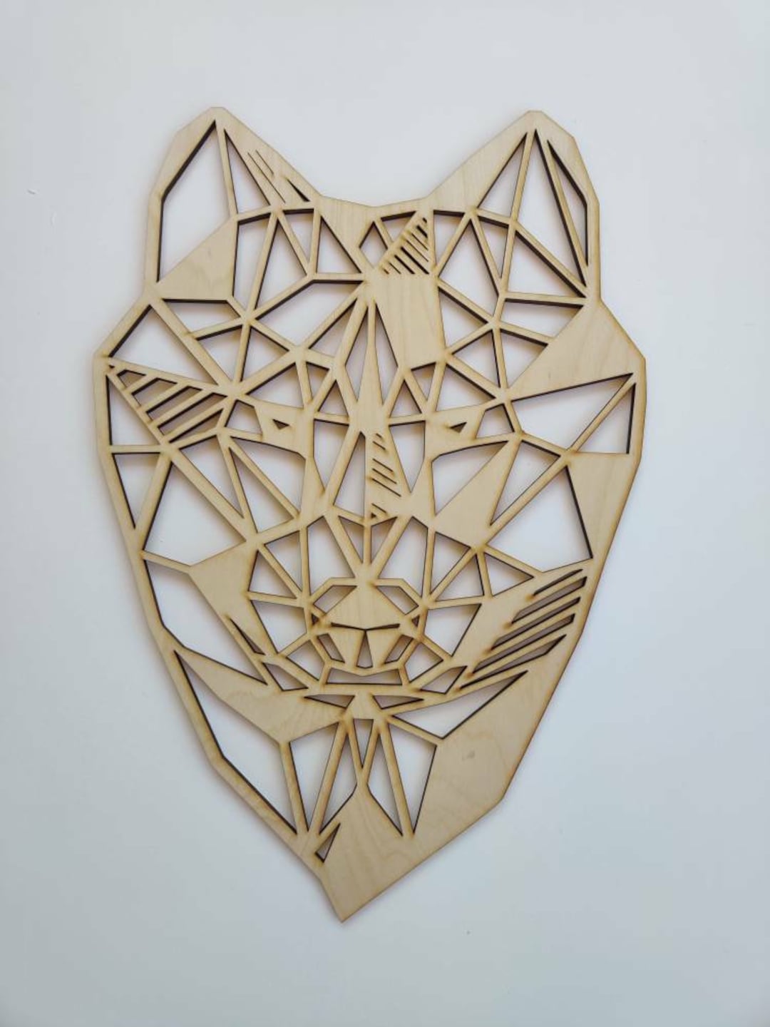 Geometric Wolf Wall Art, Wall Hangings, Man Cave Wall Decor,wolf - Etsy