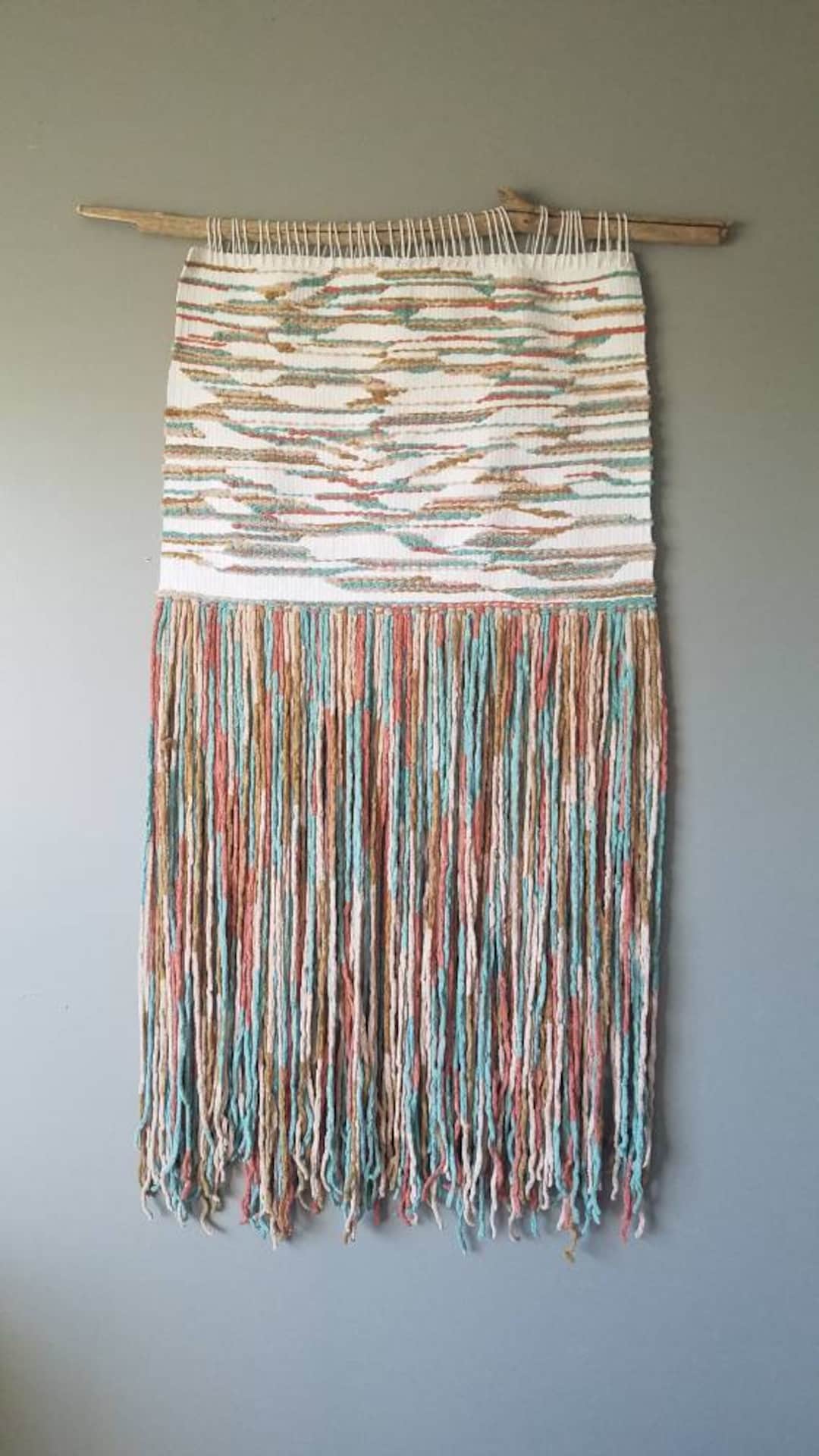 Large Weaving Woven Wall Hanging - Etsy